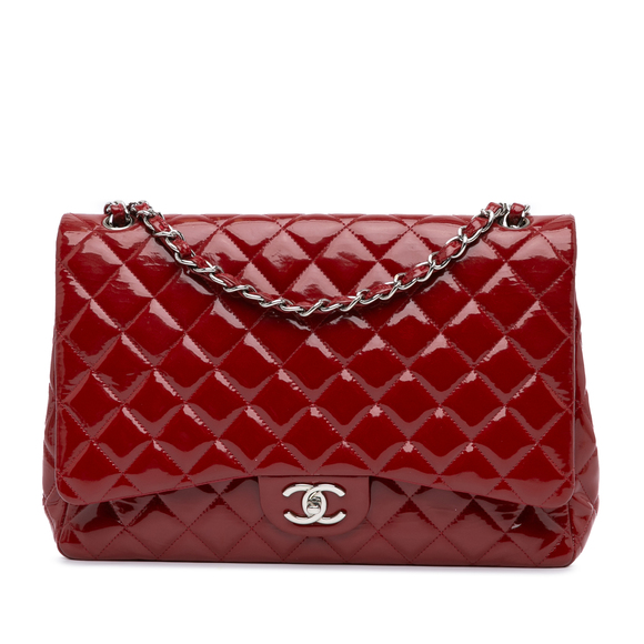 CHANEL | Bags | Preloved Chanel Maxi Classic Patent Double Flap | Poshmark